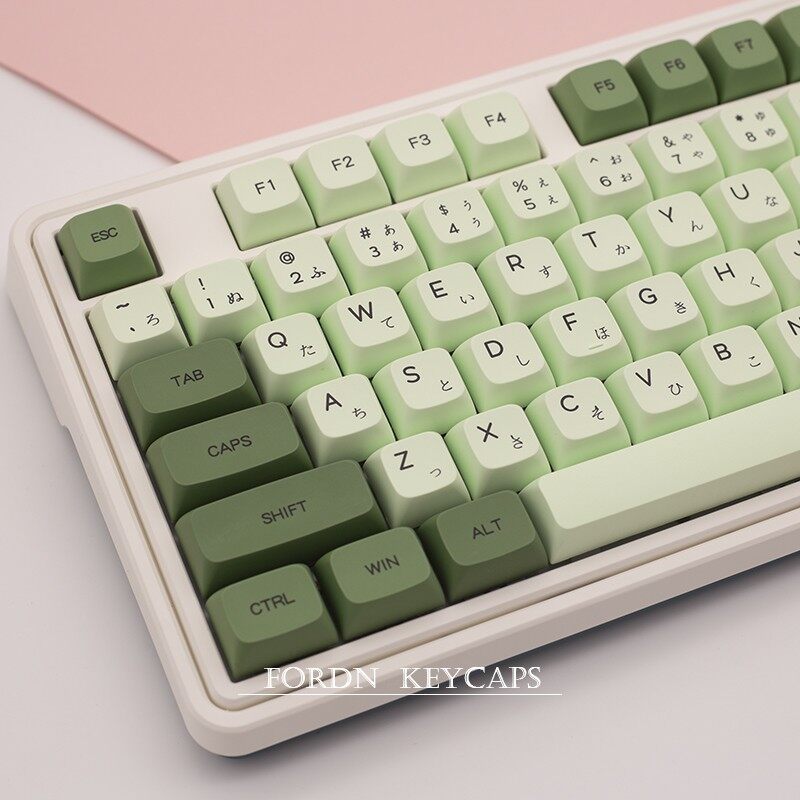 【Keycap Only】Matcha Keycap Set 124 Keys XDA Profile PBT Sublimation ...