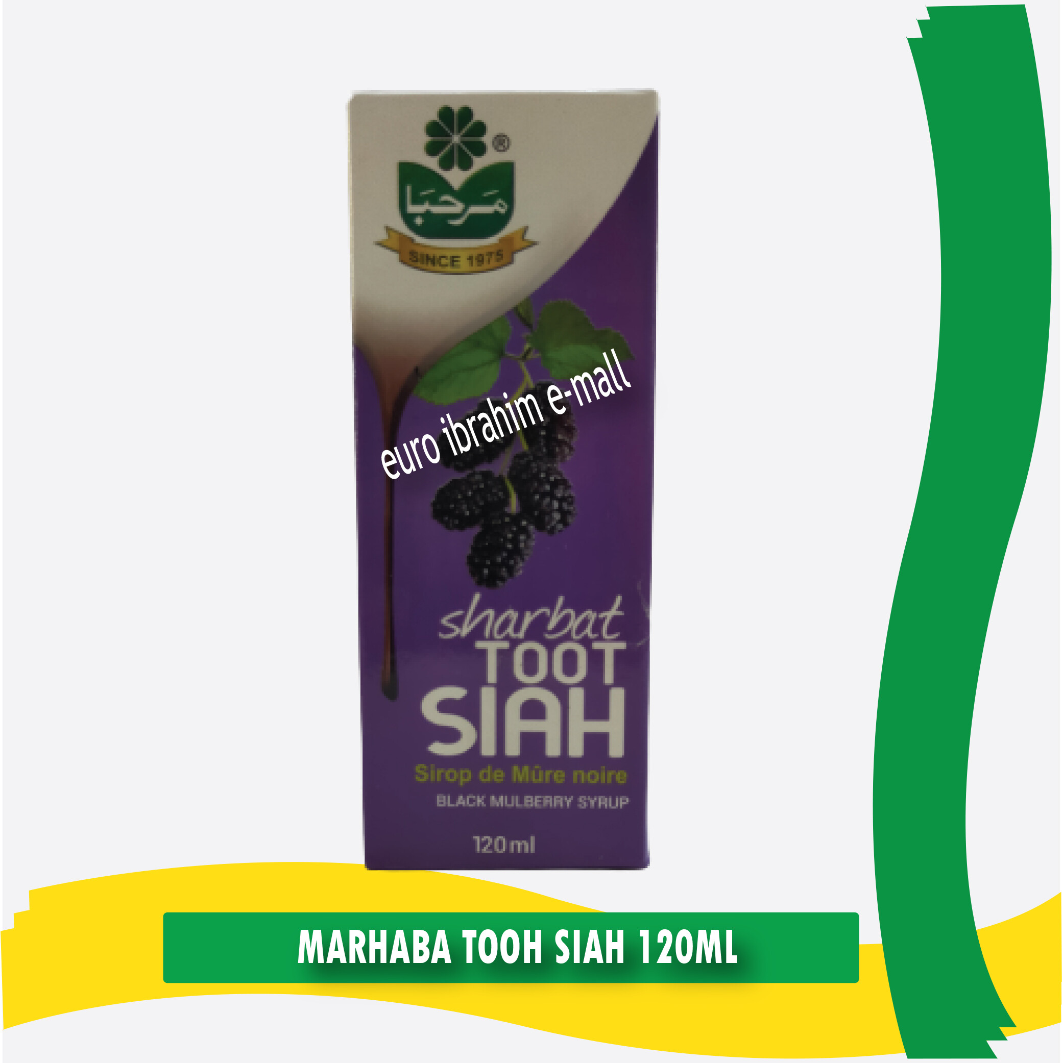 Marhaba Toot Siah Syrup 120ml | Lazada
