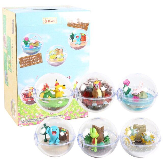 Pokemon Terrarium Collection Figure Vol.10 Alolan Vulpix Mimikyu Litten ...