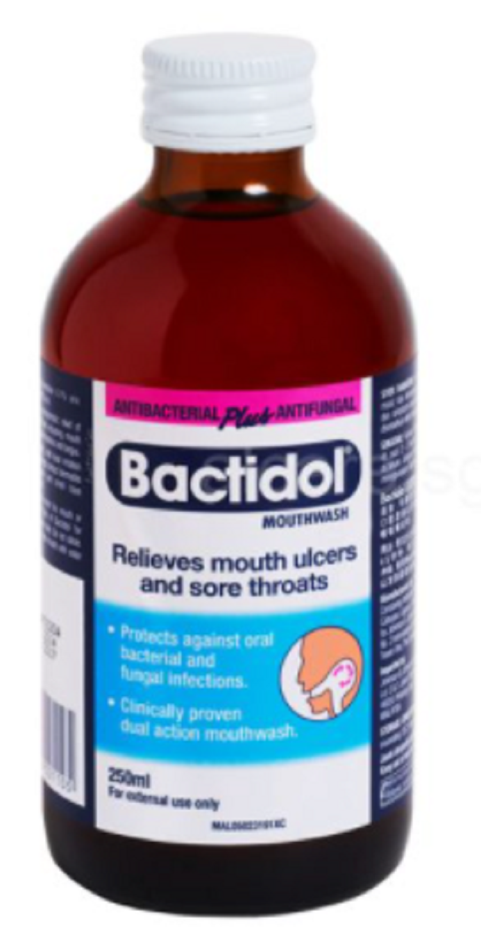 BACTIDOL MOUTHWASH 250ML | Lazada