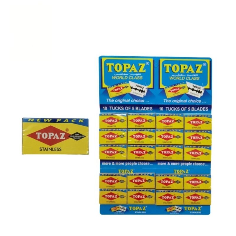 TOPAZ STAINLESS BLADE ( 5 blades X 20 pcs ) | Lazada