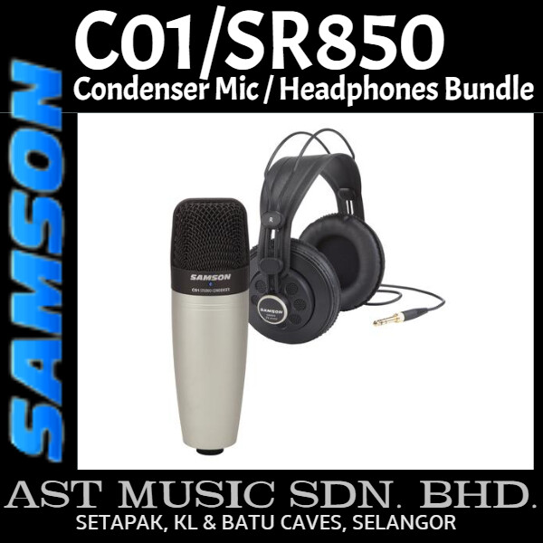 Samson Microphone with headphone C01/SR850 | Lazada