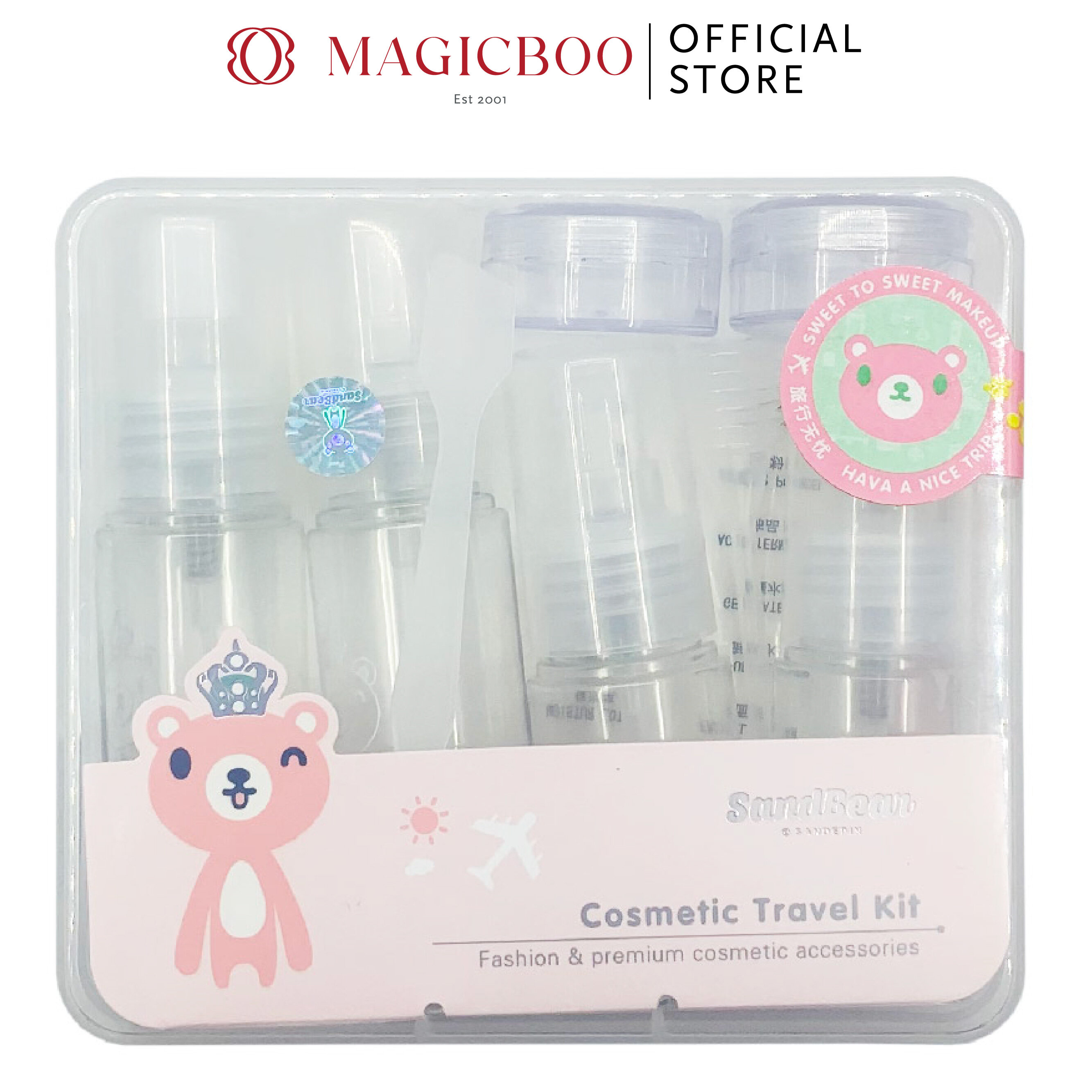 Magicboo Sandbear Q7230 Bottle Travel Set (9 Pcs) | Lazada