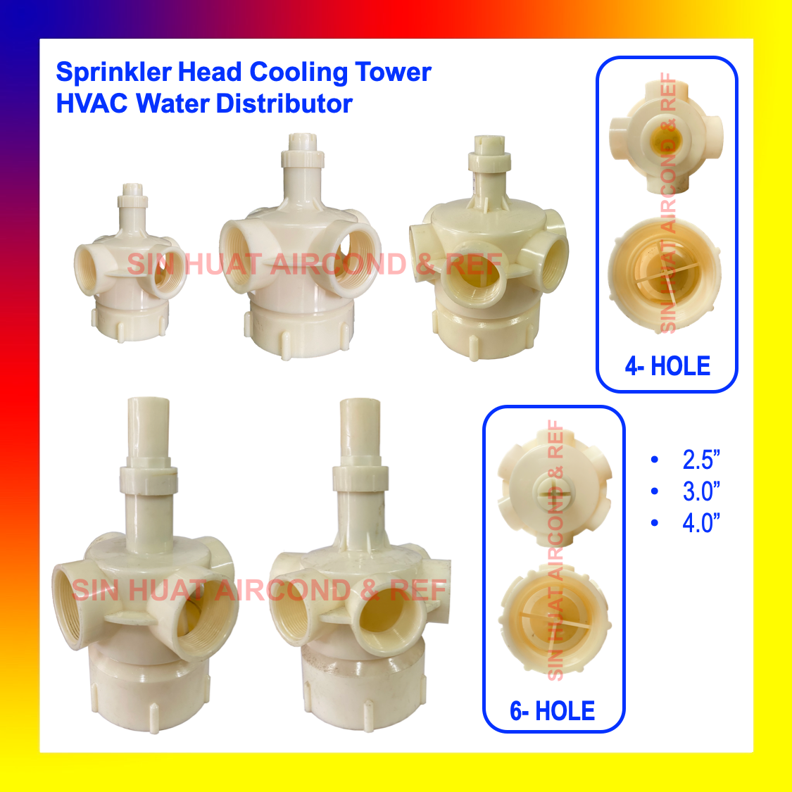 SPRINKLER HEAD COOLING TOWER ABS PLASTIC HVAC WATER DISTRIBUTOR | Lazada