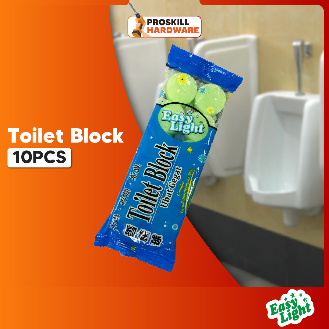 PROSKILL HARDWARE Easylight Toilet Blocks Remove Odor Round Moth ...