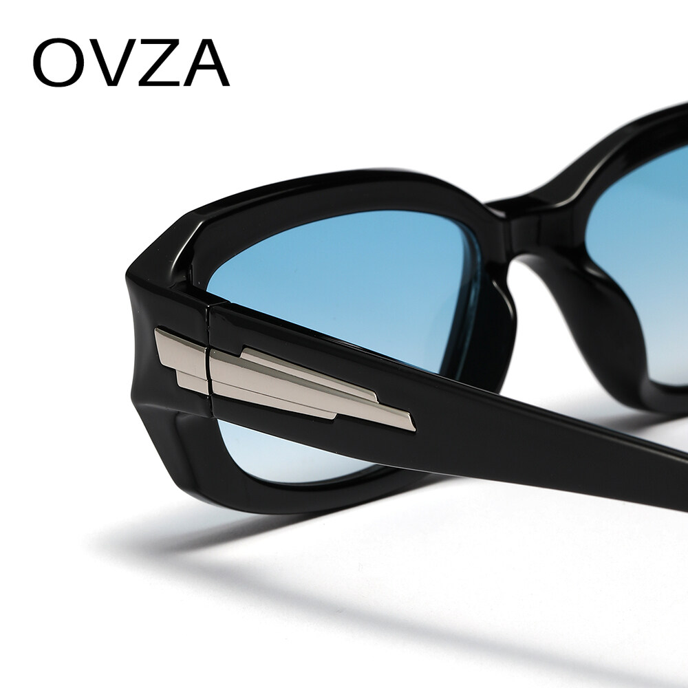 OVZA แฟชั่นพังก์แว่นกันแดดผู้ชายไล่โทนสีแว่นตาผู้หญิงสี่เหลี่ยมผืนผ้ากรอบ S0067 - OVZA Glasses ...