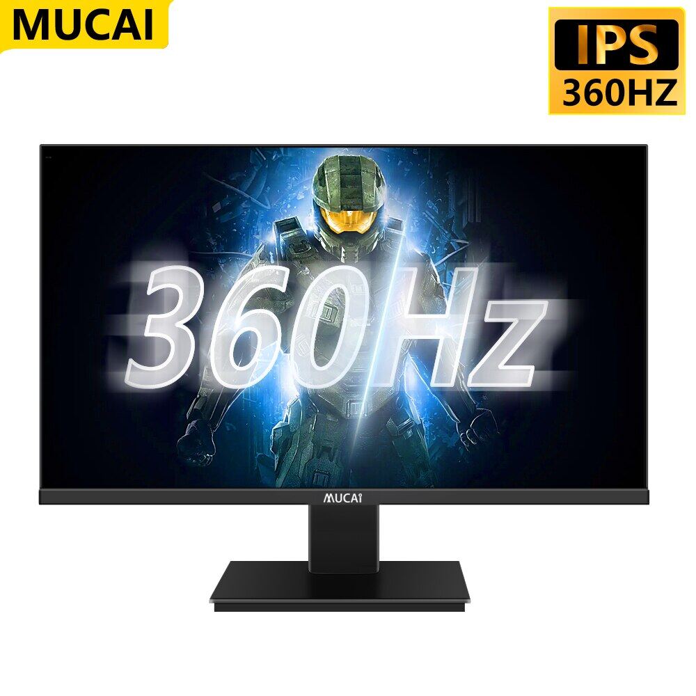 MUCAI 24.5 Inch IPS Monitor 360Hz Gaming Gamer PC LCD Display HD ...