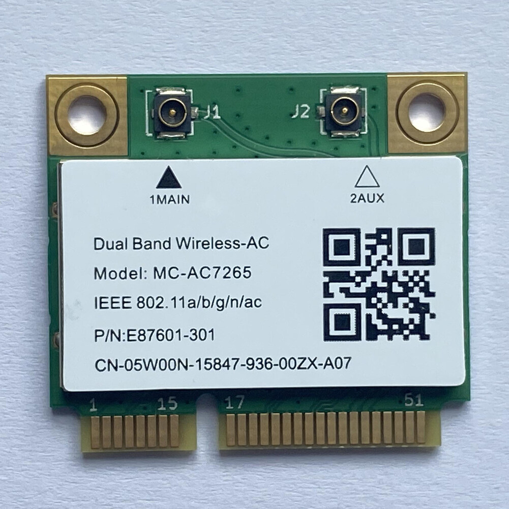 1200Mbps Wireless Mini PCI-E Network WiFi Card Bluetooth 4.2 2.4Ghz ...