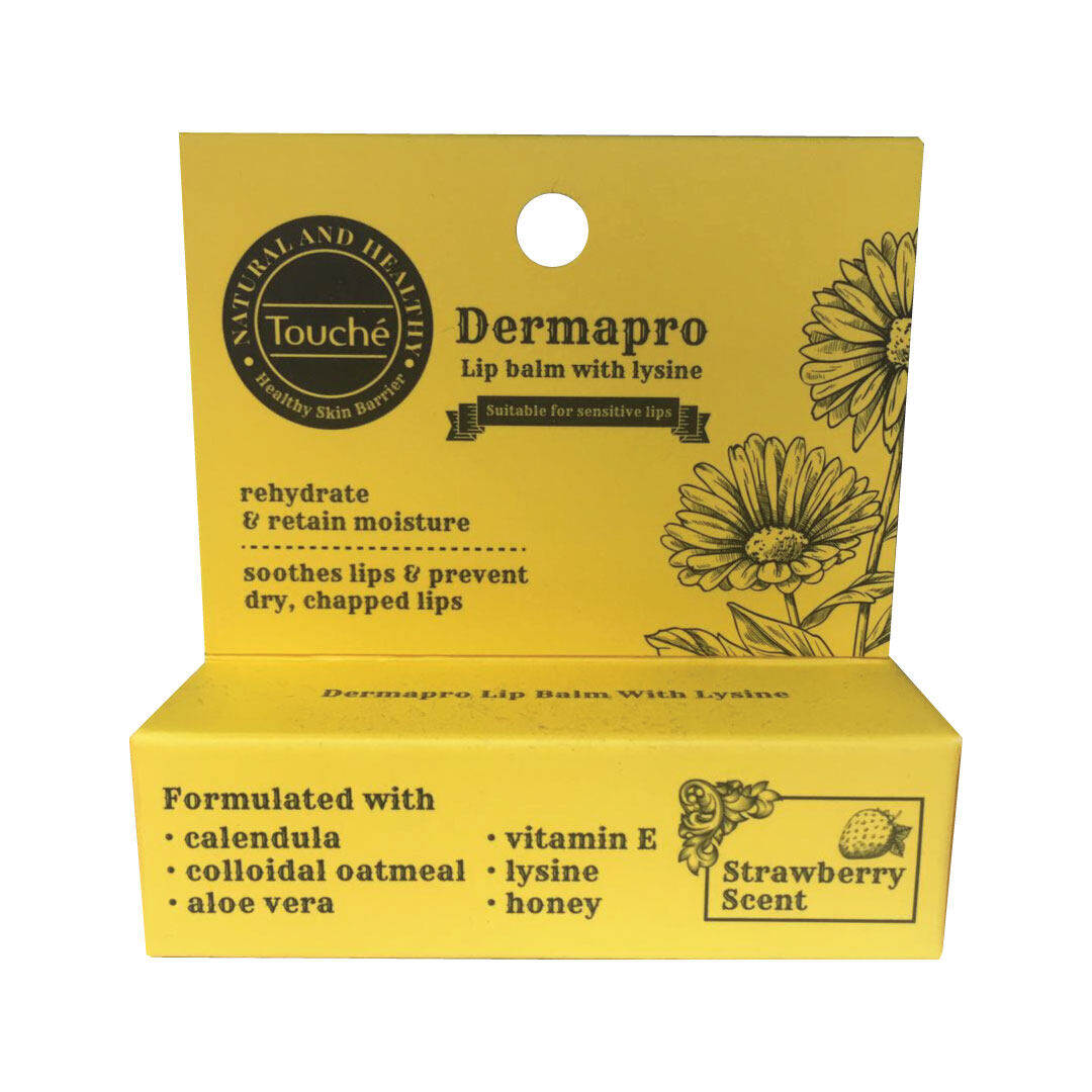 HLP TOUCHE DERMAPRO LIP BALM WITH LYSINE 4G | Lazada