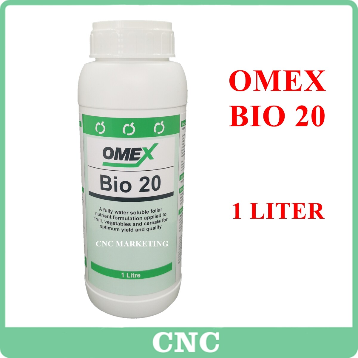 1L OMEX Bio 20 NPK 20-20-20 Seaweed Biostimulant Macro and ...