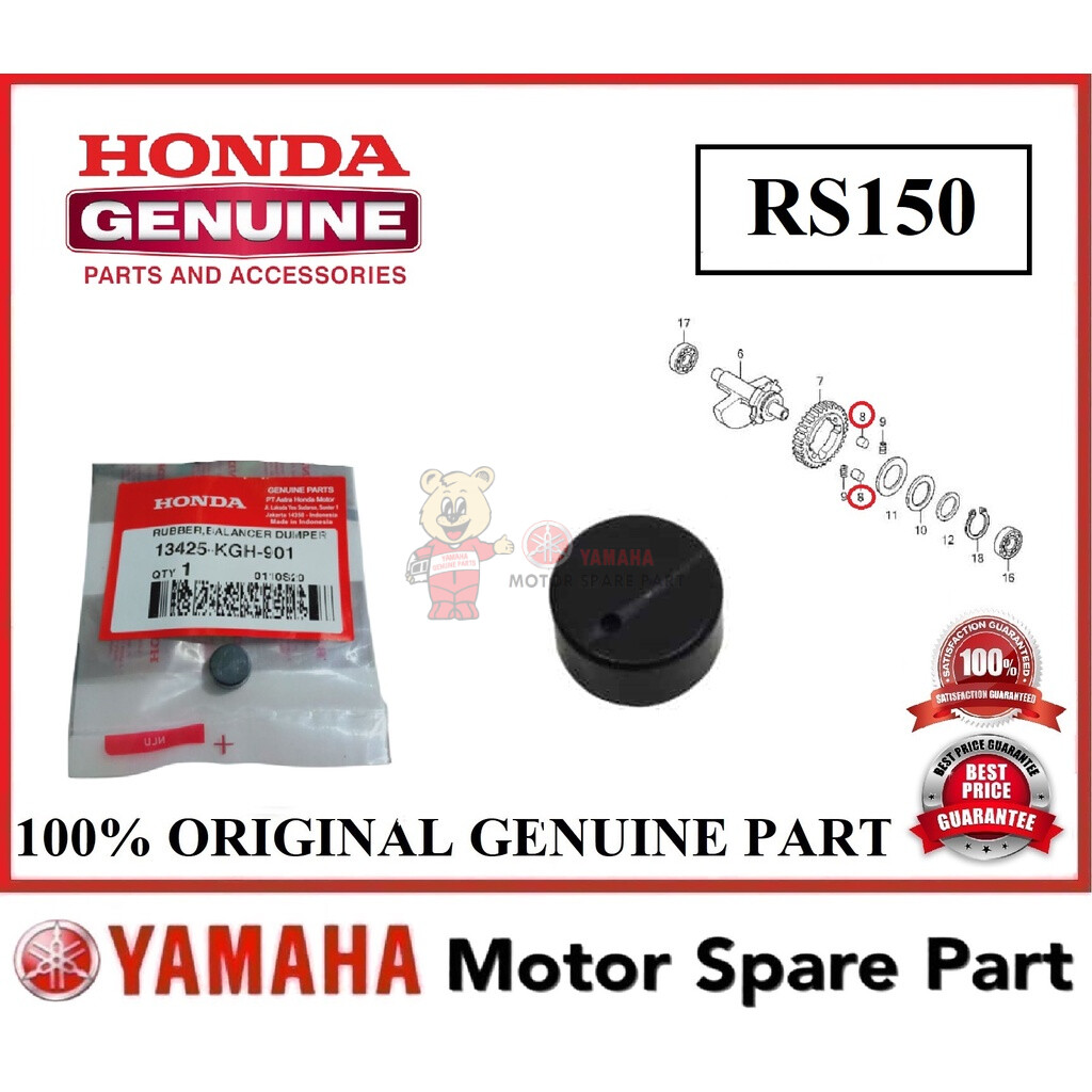 (100% ORIGINAL) HONDA RS150 RUBBER BALANCER DAMPER // 13425-KGH-900 ...