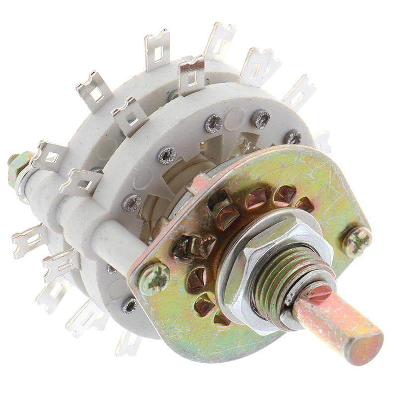 2P11T 2 Pole 11 Position Dual Deck Band Channael Rotary Switch ...