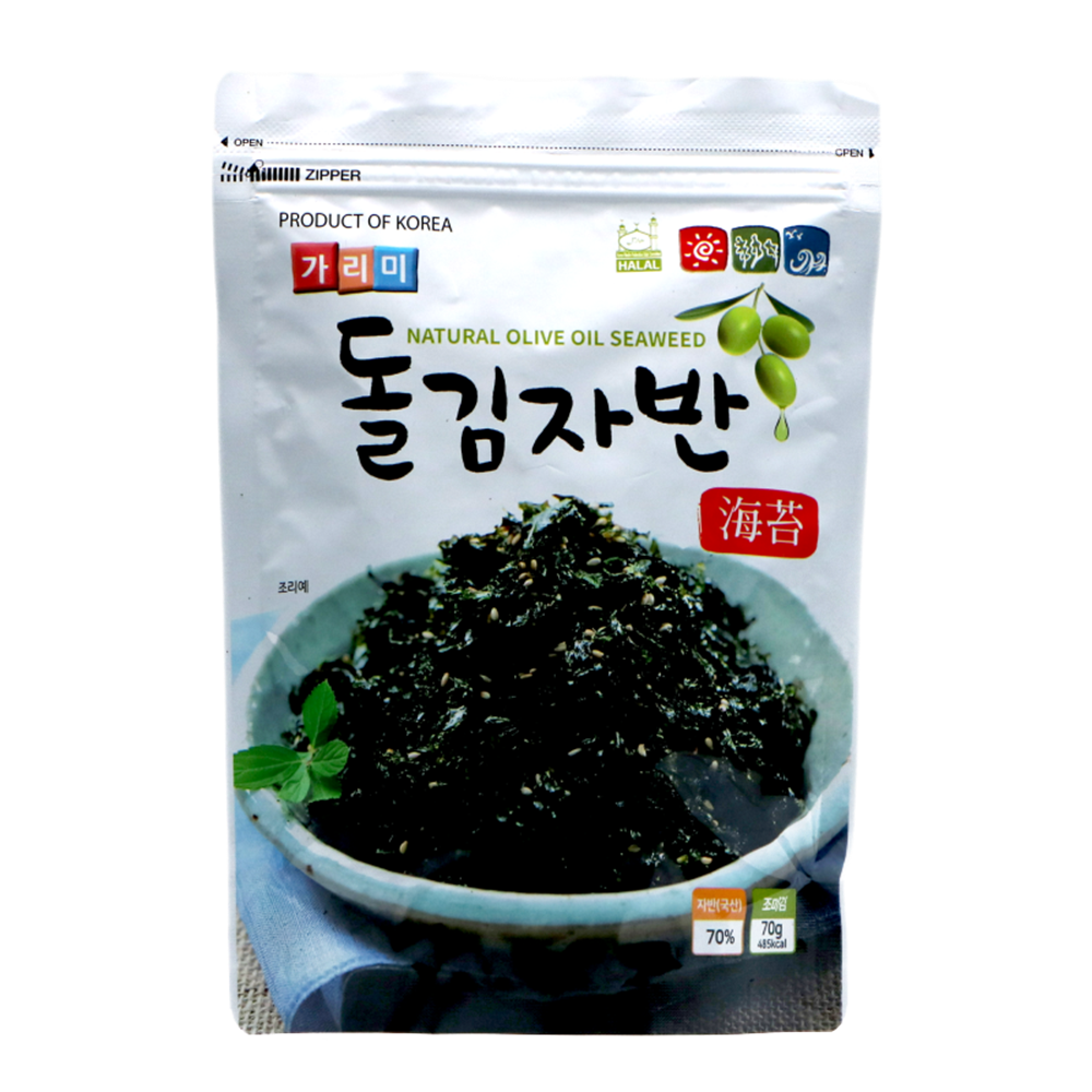 Garimi Seasoned Seaweed Jaban 50g 70g HALAL Korea Vegetarian Sesame ...