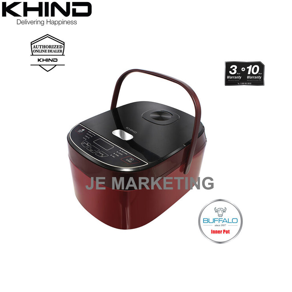 KHIND 1.8L DIGITAL ANSHIN RICE COOKER RCM18SS | Lazada