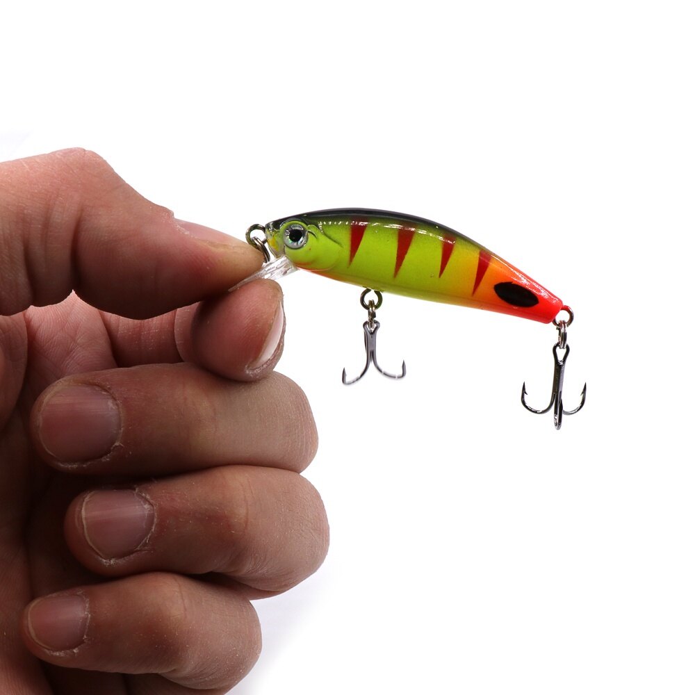 Fishing Lure Minnow 6.7g5.5cm Slow Sinking Water Long Throw Lure Hard ...