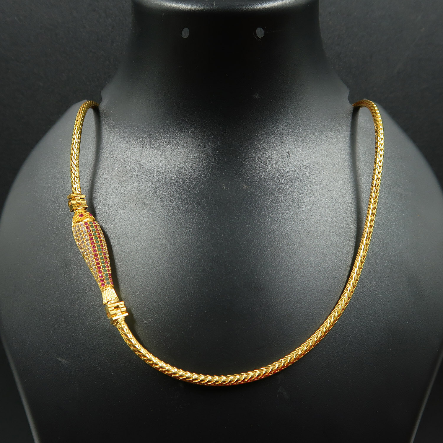 Gold Plated Moggupu Thali Chain Fish Design | Indian Mop Chain | Lazada