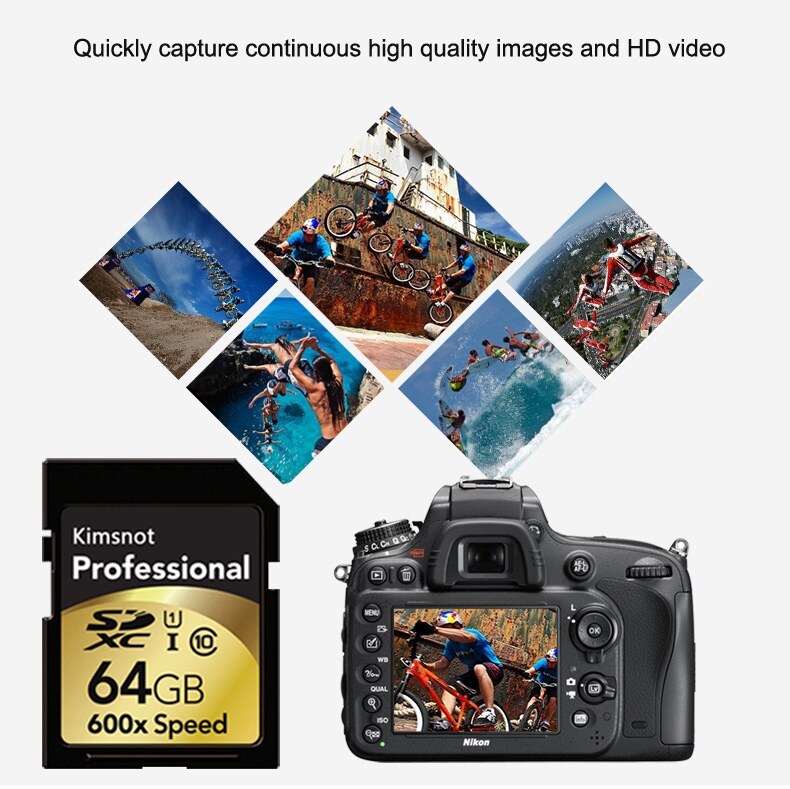 CW Kimsnot Professional 600x การ์ดความจำ16GB 32GB 64GB 128GB 256การ์ด GB SD ตัวแปลงฮาร์ดดิสก์ ...