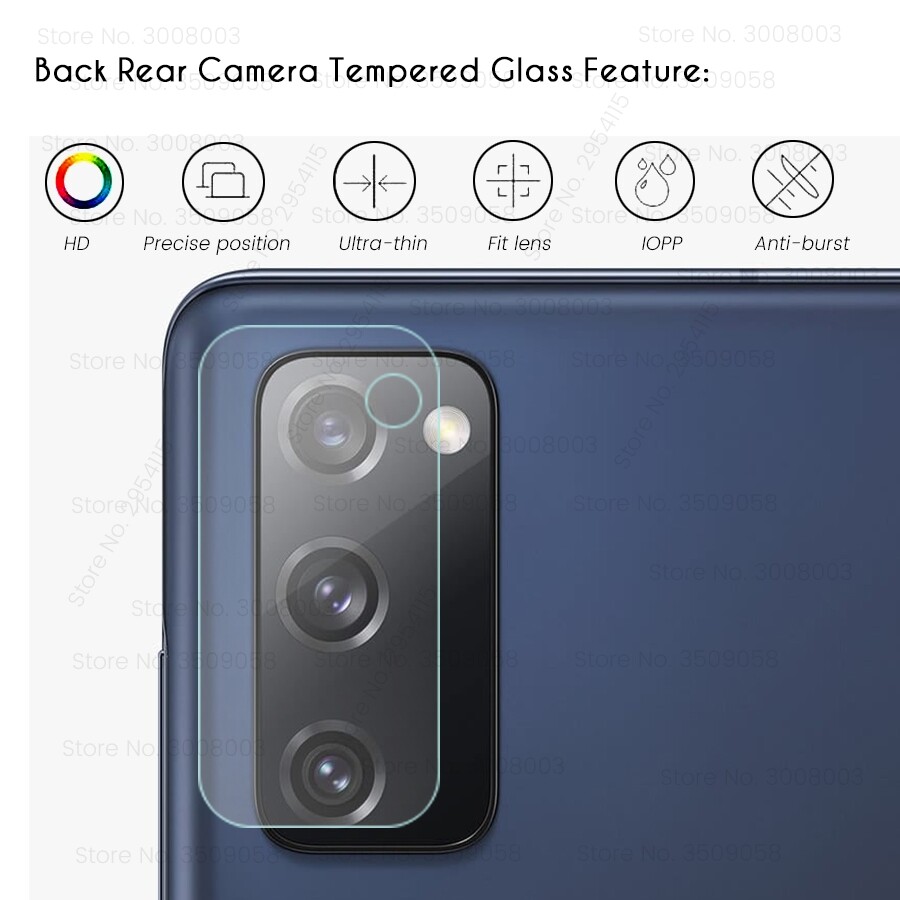 2in1ตัวปกป้องกล้องถ่ายรูปสำหรับSamsung Galaxy S20พัดลมEdition FE S20FE ...