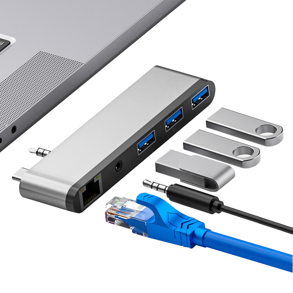USB C Hub 3 0 Type C Desktop Docking Station With 3 Port USB3.0 100/ ...