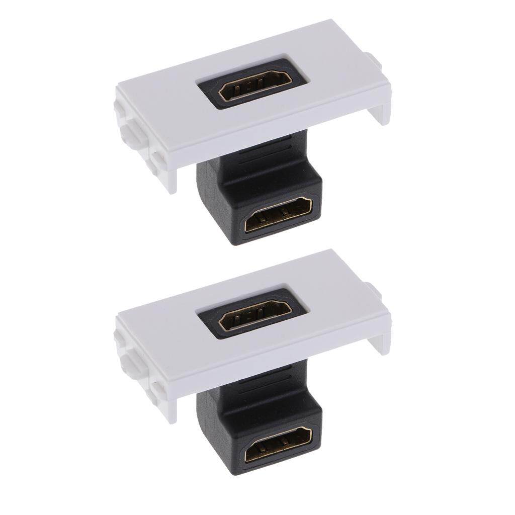Ali88 Store 2pcs Home HDMI Wall Socket Module Modular Outlet Plate ...