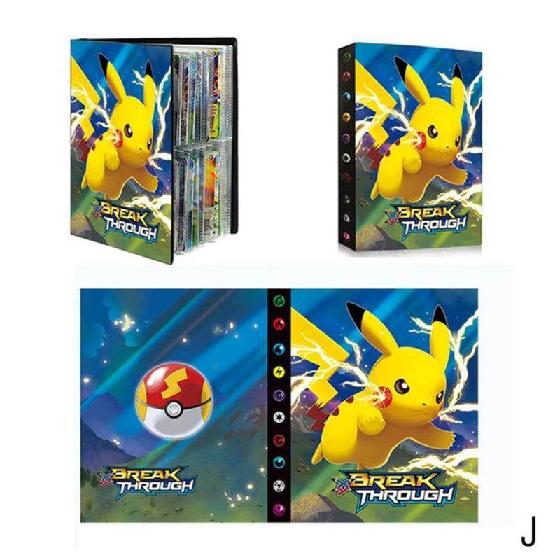 4 Pocket Card Pokemon Album Book Anime Map Game Pokémon cards ...