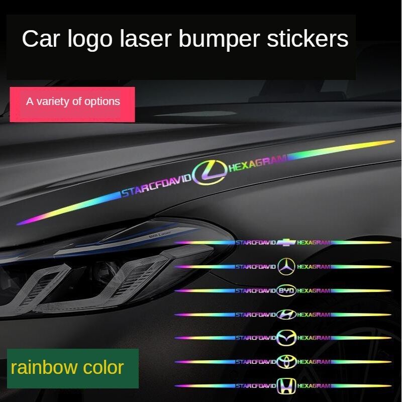 Colorful modified car body decoration sticker fuel tank cap sticker ...