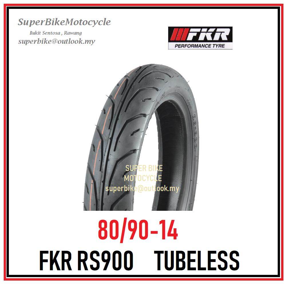 FKR RS900 80/90-14 Tubeless Motorcycle Tyre (TT900) - Scooter | Lazada