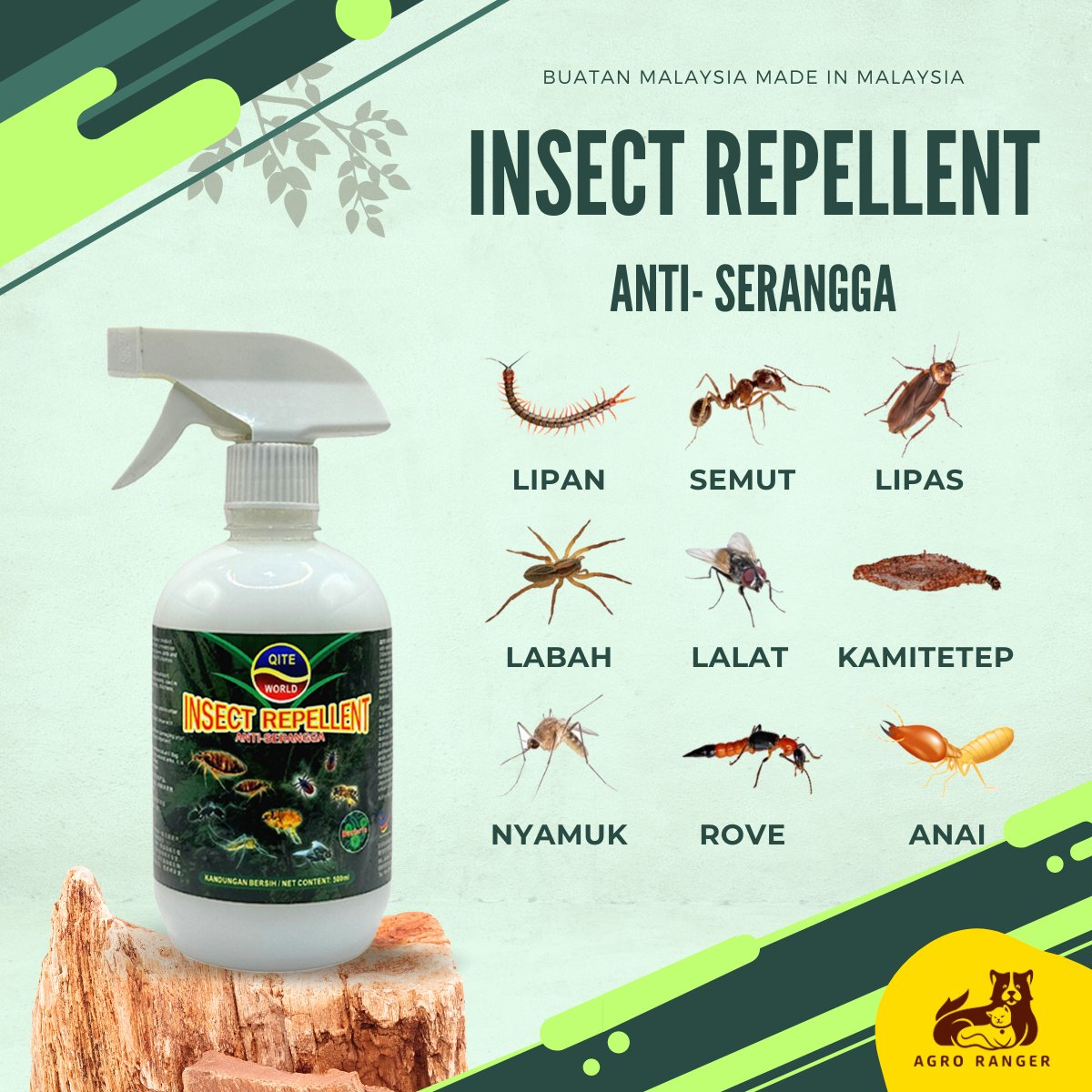 Insect Repellent Spray Serangga Lipas Semut / Anti serangga / Insect ...