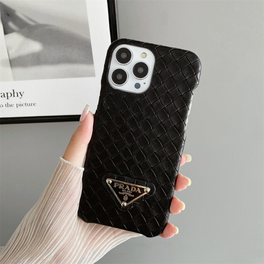 Luxury brand high-end woven phone case for iphone 13 13pro 13promax 12 ...