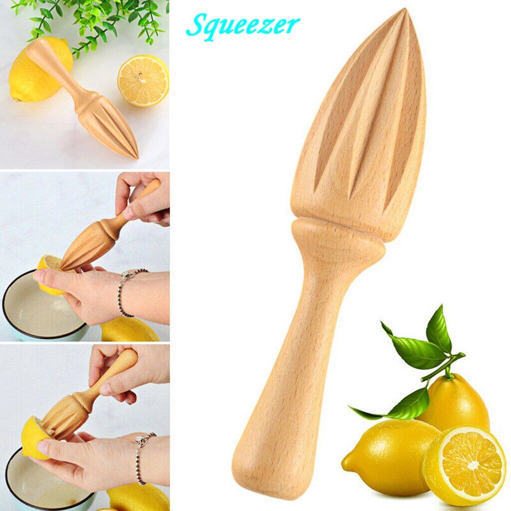 Manual Press Juicer Fruit Reamers Wooden Citrus Reamer Hand Press ...