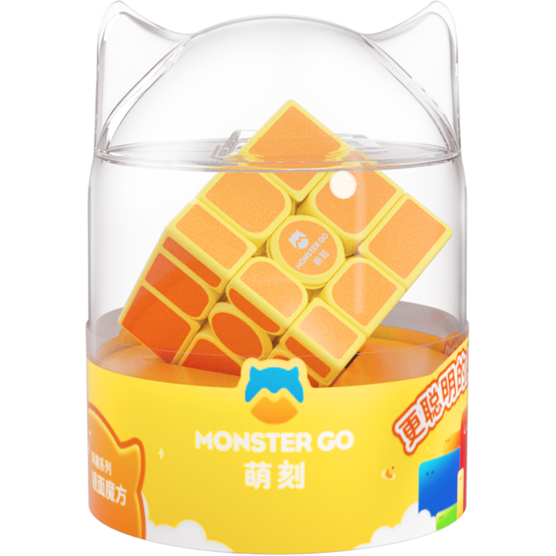 Monster Go Mirror Cube 3x3 Speed Cube Different Shapes Puzzle Cube Toys ...