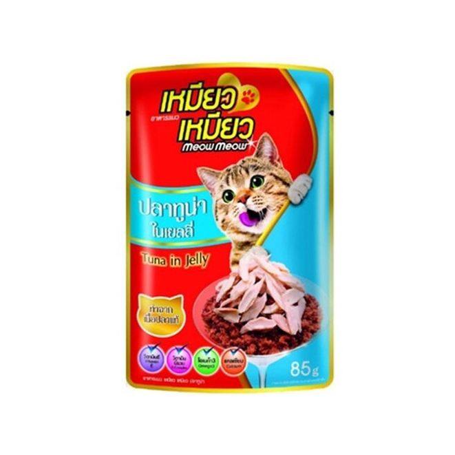 Meow Meow Cat Wet Food Pouch/Makanan Kucing/Pet Food 85g | Lazada