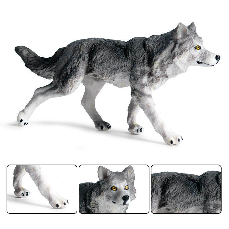 Monster Original Wild Beast Animals Gray Wolf Simulation Baby Wolves ...