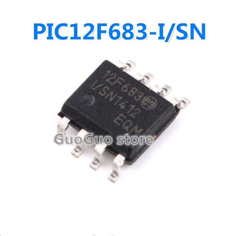 20Pcs PIC12F683-I/SN SOP-8 PIC12F683-I SOP PIC12F683 SMD 12F683 SOP-8 ...