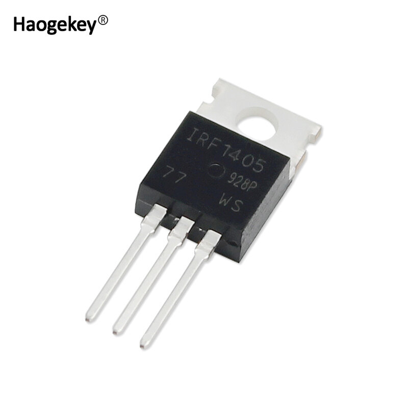 IRF1405PBF 10ชิ้น IRF1405 MOSFET ทรานซิสเตอร์55V 160V TO-220 - Haogekey ...