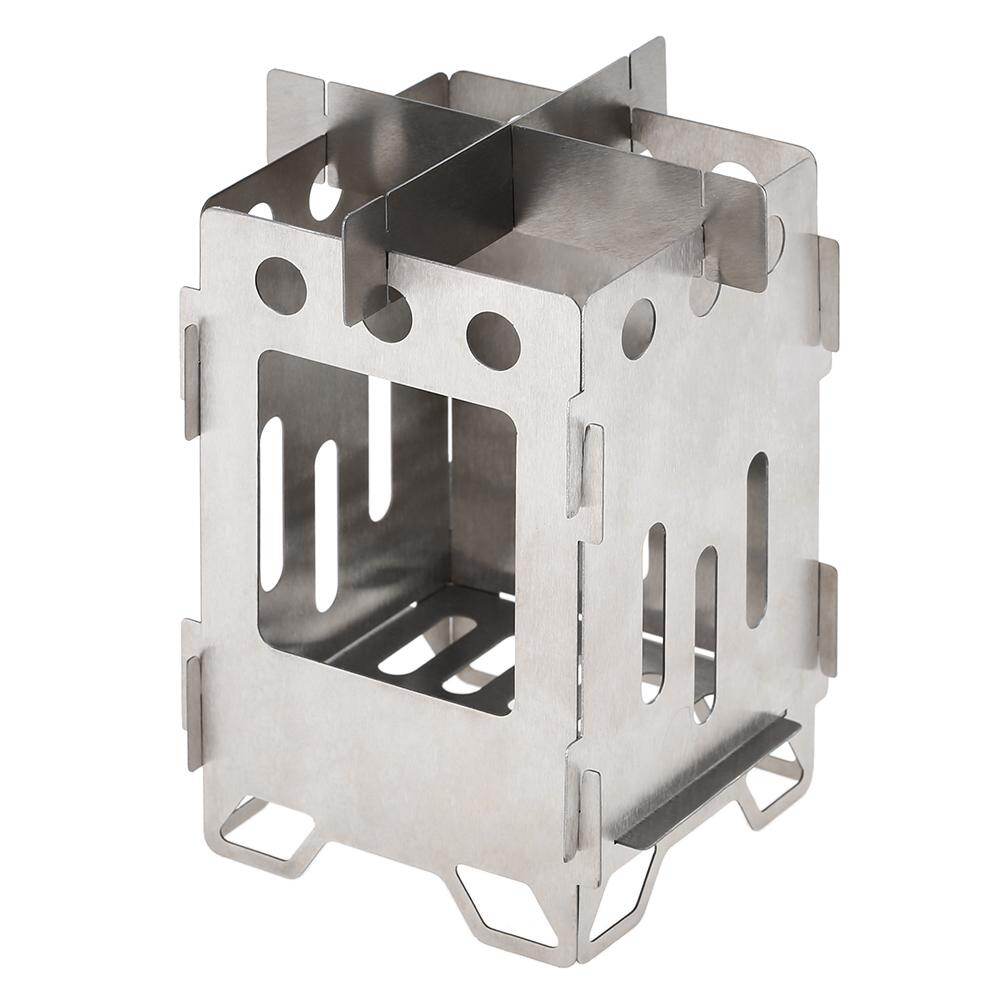TOMSHOO Titanium Folding Camping Stove Ultralight Outdoor Wood Burning ...