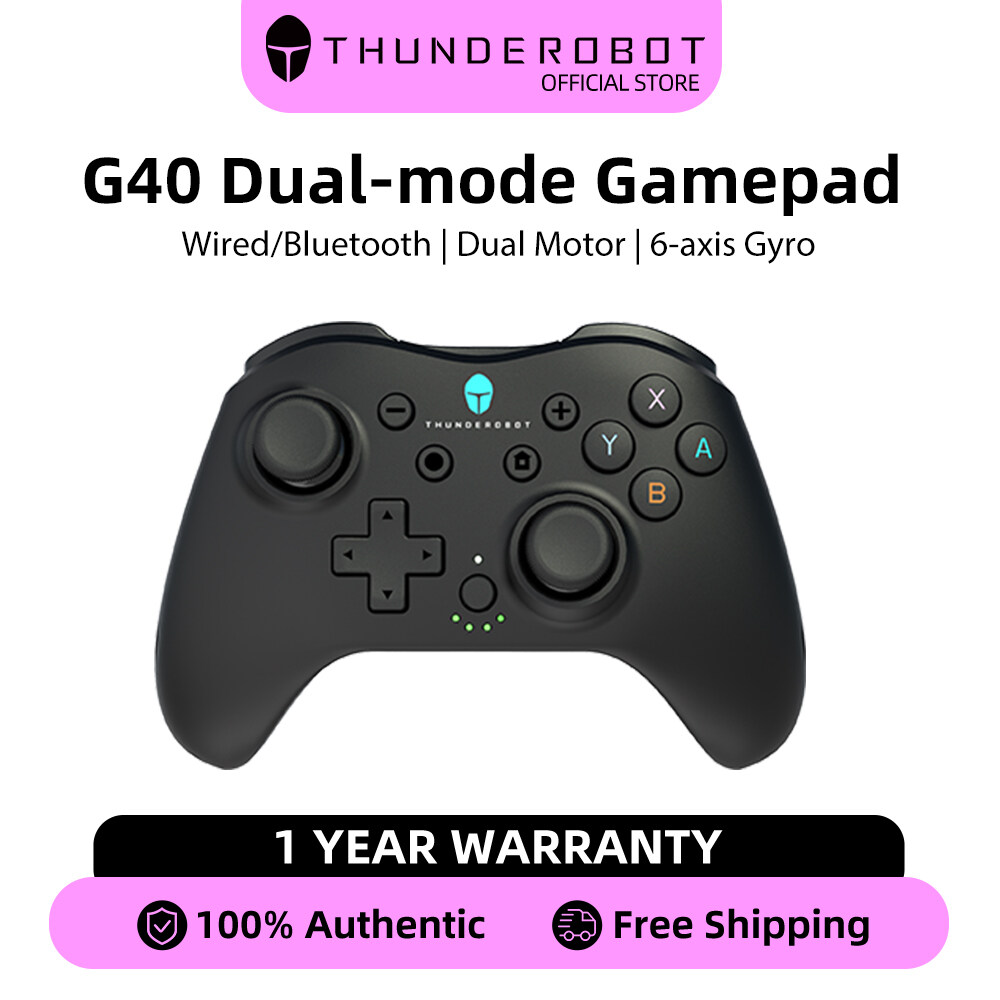 Thunderobot G40 Wired/Bluetooth Gamepad Controller NFC Function Six-axis Gyroscope Macro ...