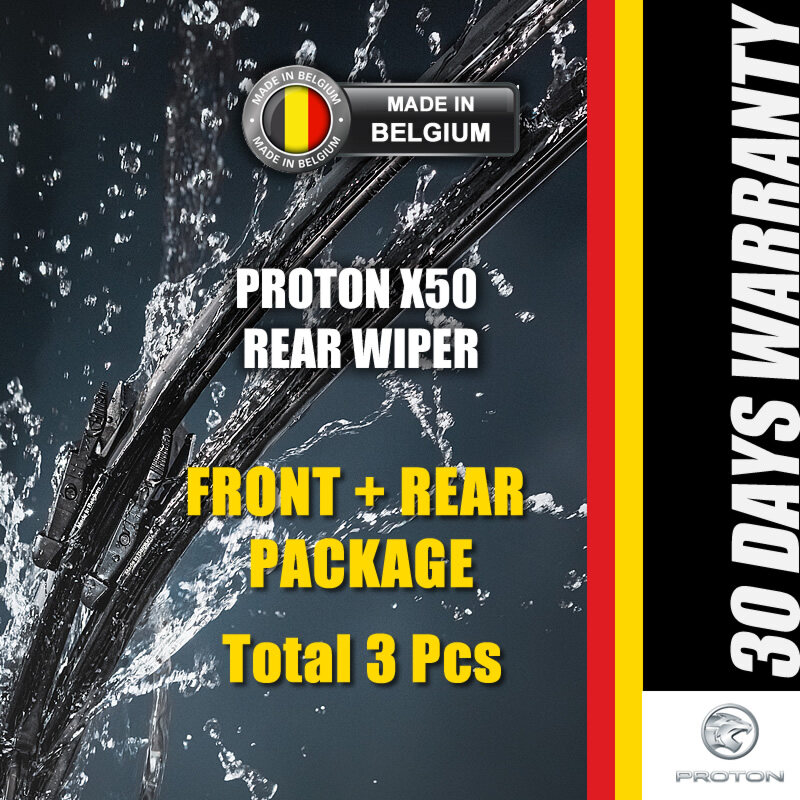 Proton X50 Wiper FRONT REAR MADE IN BELGIUM 24" + 18" Front Wiper ...