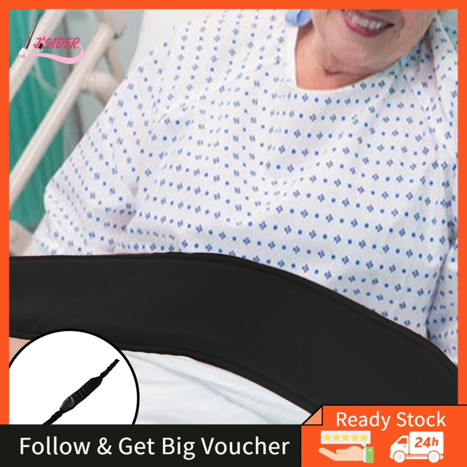 JISADER Bed Restraining Strap Waist Belt for Patient Dementia ...