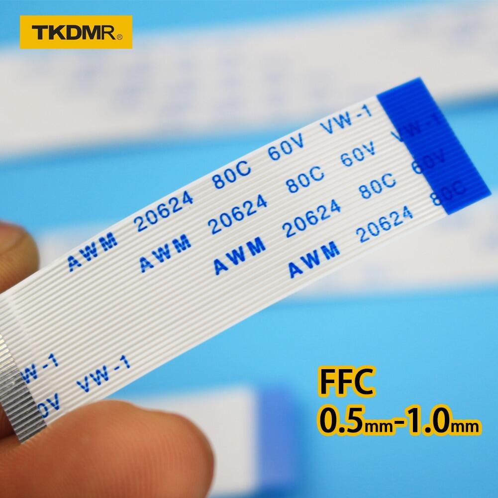 TKDMR สายเคเบิลแบบยืดหยุ่น FFC FPC สาย LCD AWM 20624 80C 60V VW-1 FFC-0 ...