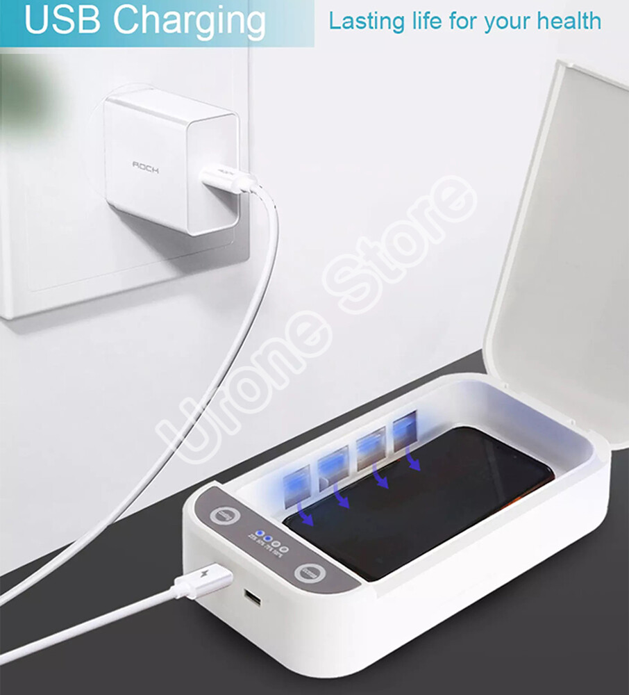 Urone กล่องฆ่าเชื้อสำหรับโทรศัพท์มือถือของเล่นชาร์จ USB - Urone Store ...