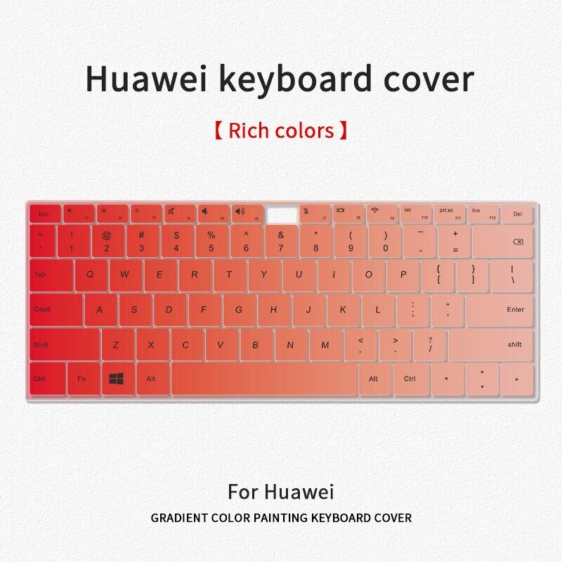 Huawei Laptop Silicon Keyboard Cover UA Colorful Patterns Keyboard Skin ...