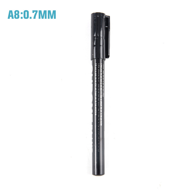 LSHUO Liquid Mirror Marker Silver Markers Pen DIY Reflective Paint Pens ...