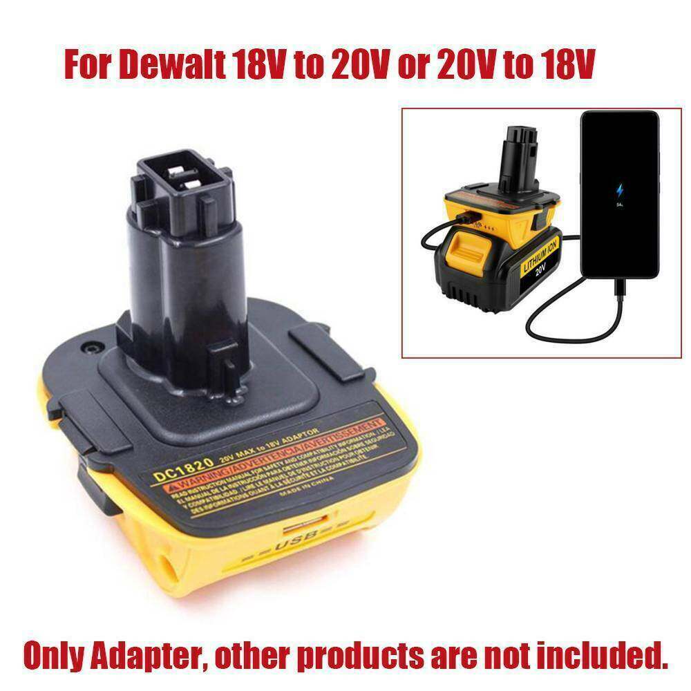 สำหรับ Dewalt 18V ถึง20V ตัวแปลง DCA1820 DC9096เครื่องมือไฟฟ้าตัวแปลง ...