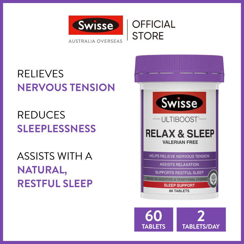 Swisse Ultiboost Relax & Sleep 60 Tablets (EXP:03 2024) [Delivery Time ...