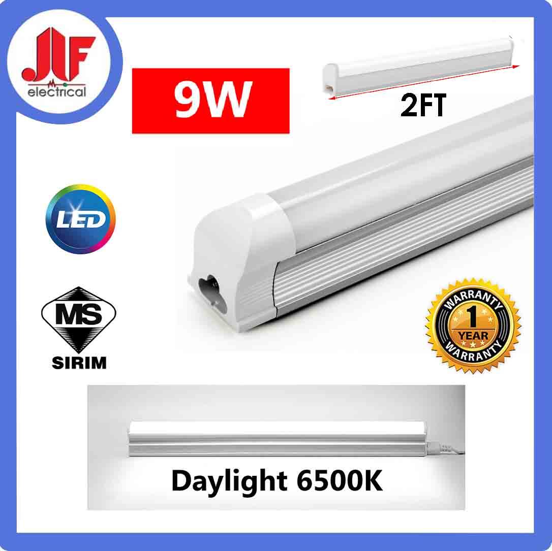 LED T8 TUBE INTEGRATED 9W / 14W / 18W (2FT / 3FT / 4FT) DAYLIGHT 6500K | Lazada