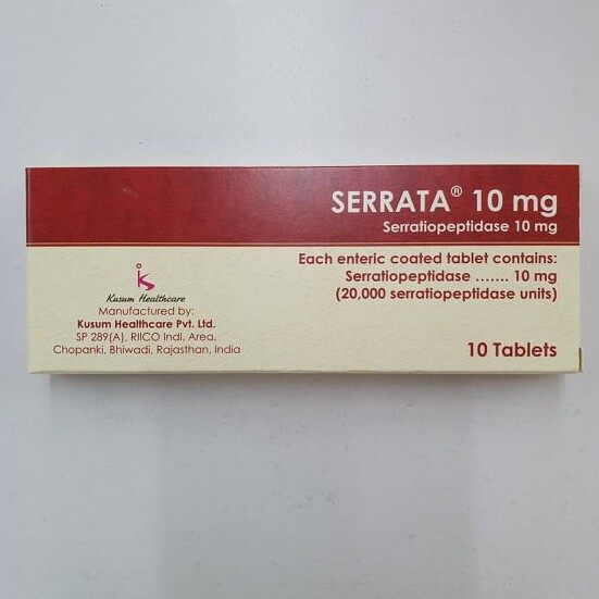 SERRATA ANTI SWELLING/ANTI-INFLAMMATORY TABLET 10MG 10'S (EXP 08/2025 ...