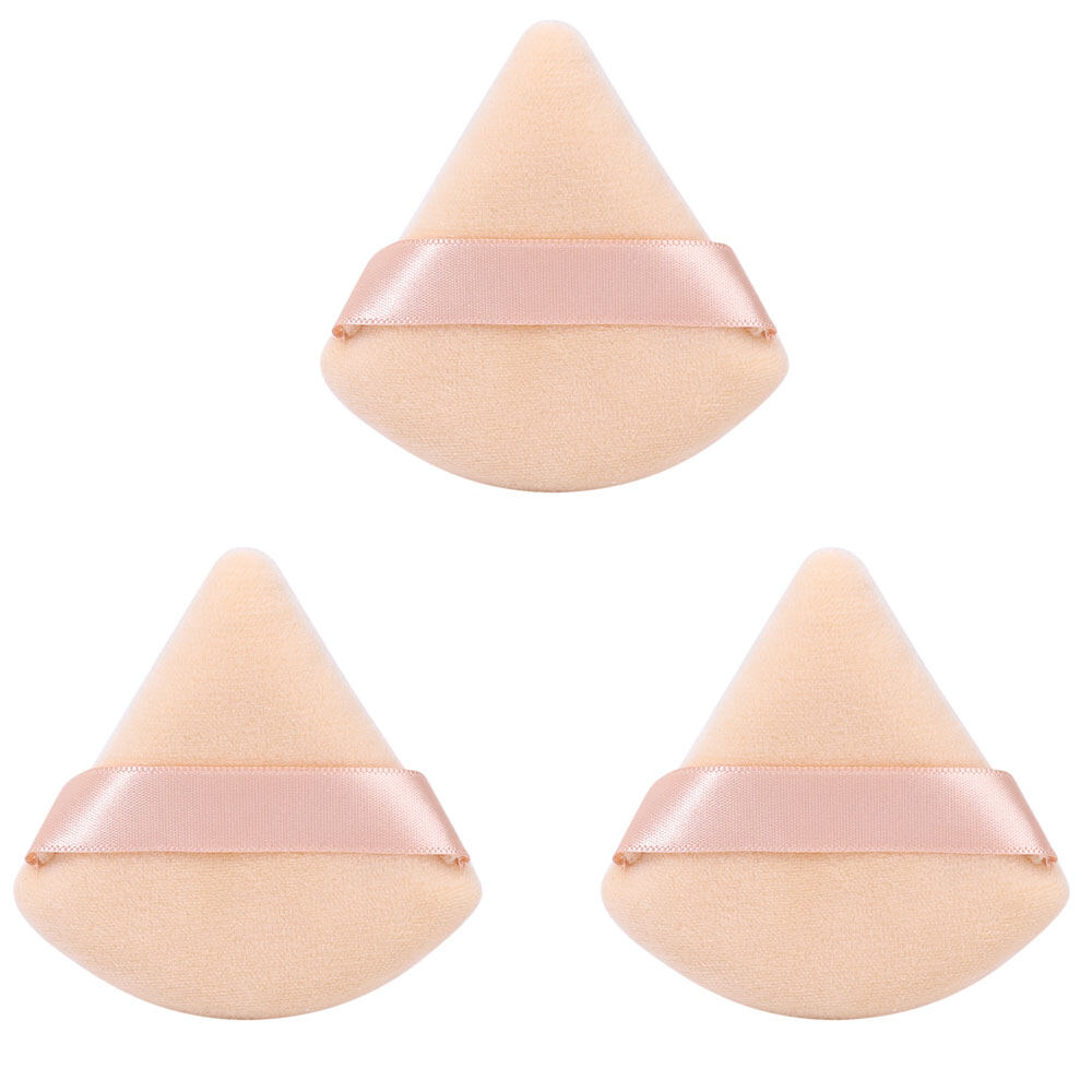 Dorisna 1/3Pcs Triangle Velvet Powder Puff Make Up Sponges for Eyes ...