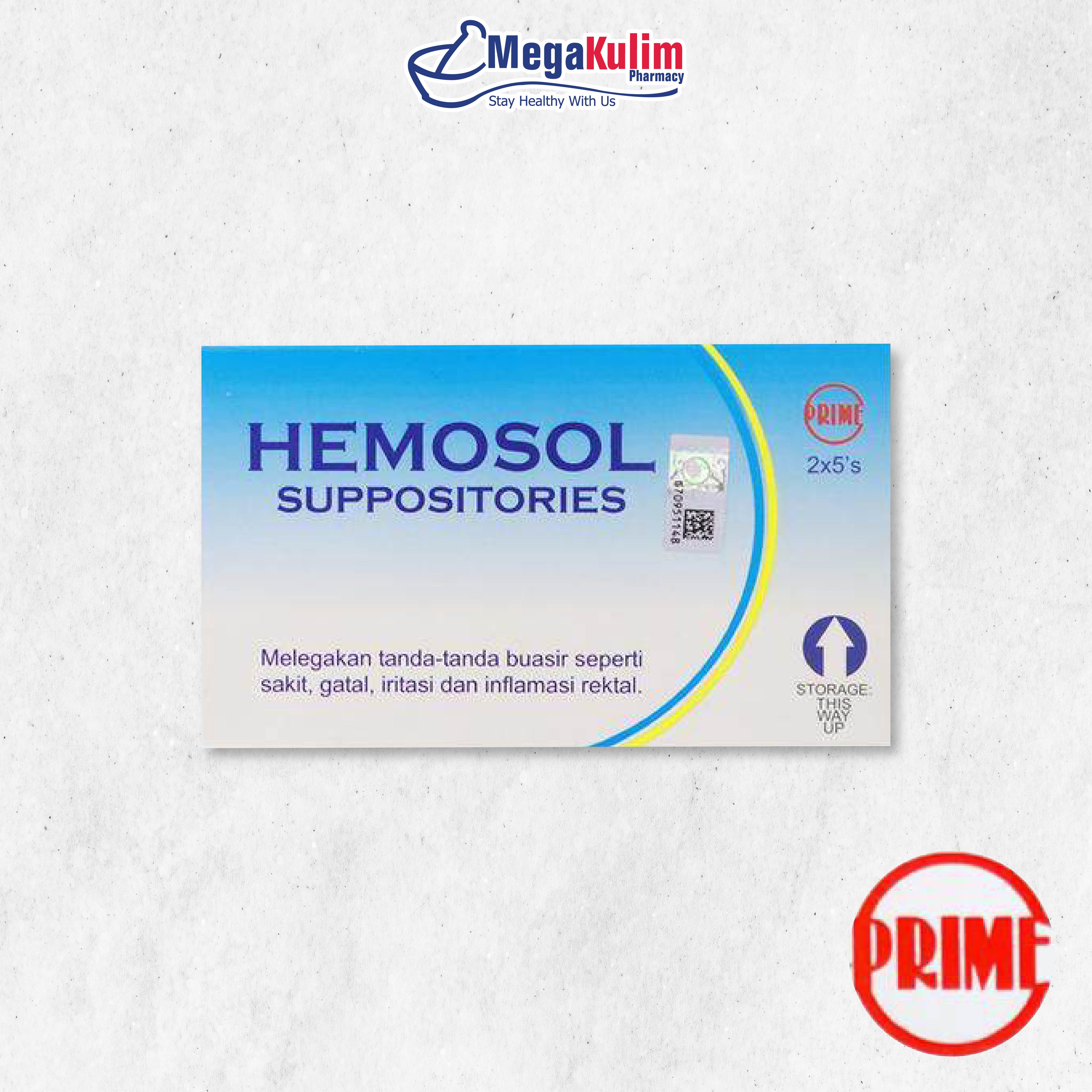 Hemosol Suppositories (2 x 5's) | Lazada