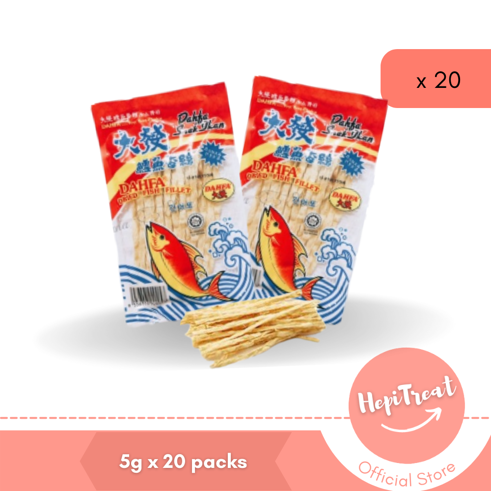 Dahfa Dried Fish Fillet / Dahfa Shredded Fish Snack / Snek Ikan ...